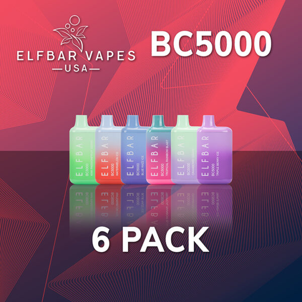 BC5000 6 Pack - Elf Bar Vapes USA