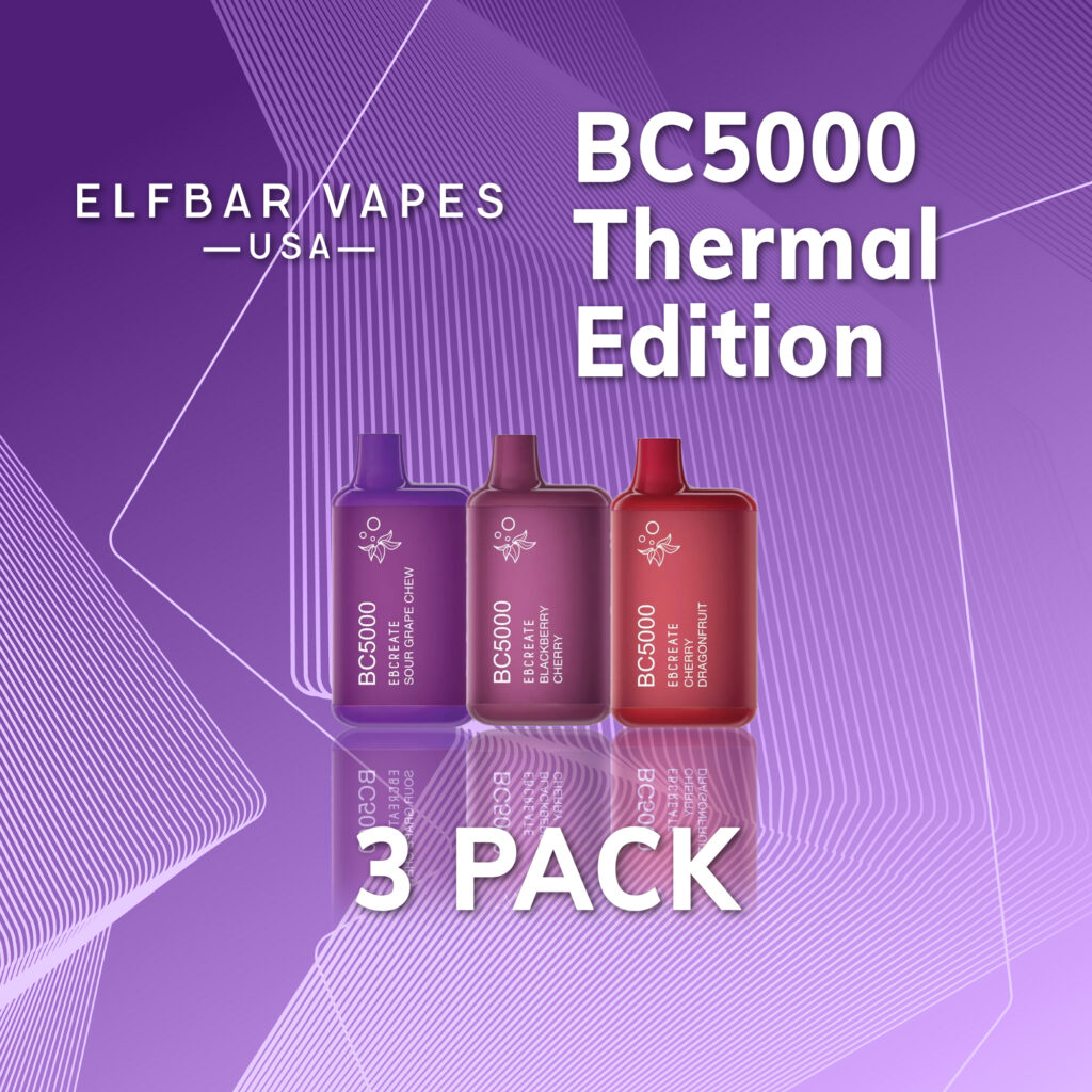 BC5000 Thermal Edition Vape - 3 Pack | Elf Bar Vapes USA