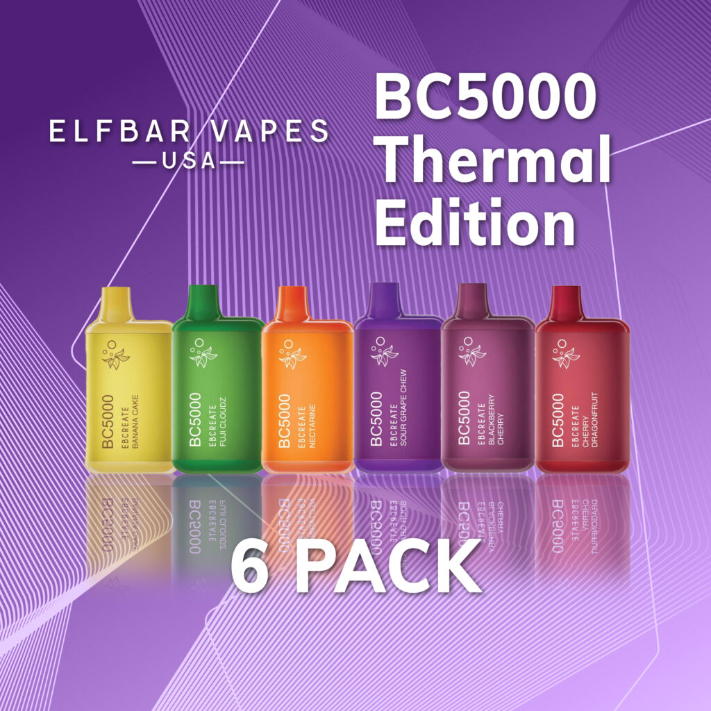 BC5000 Thermal Edition Vape - 6 Pack | Elf Bar Vapes USA