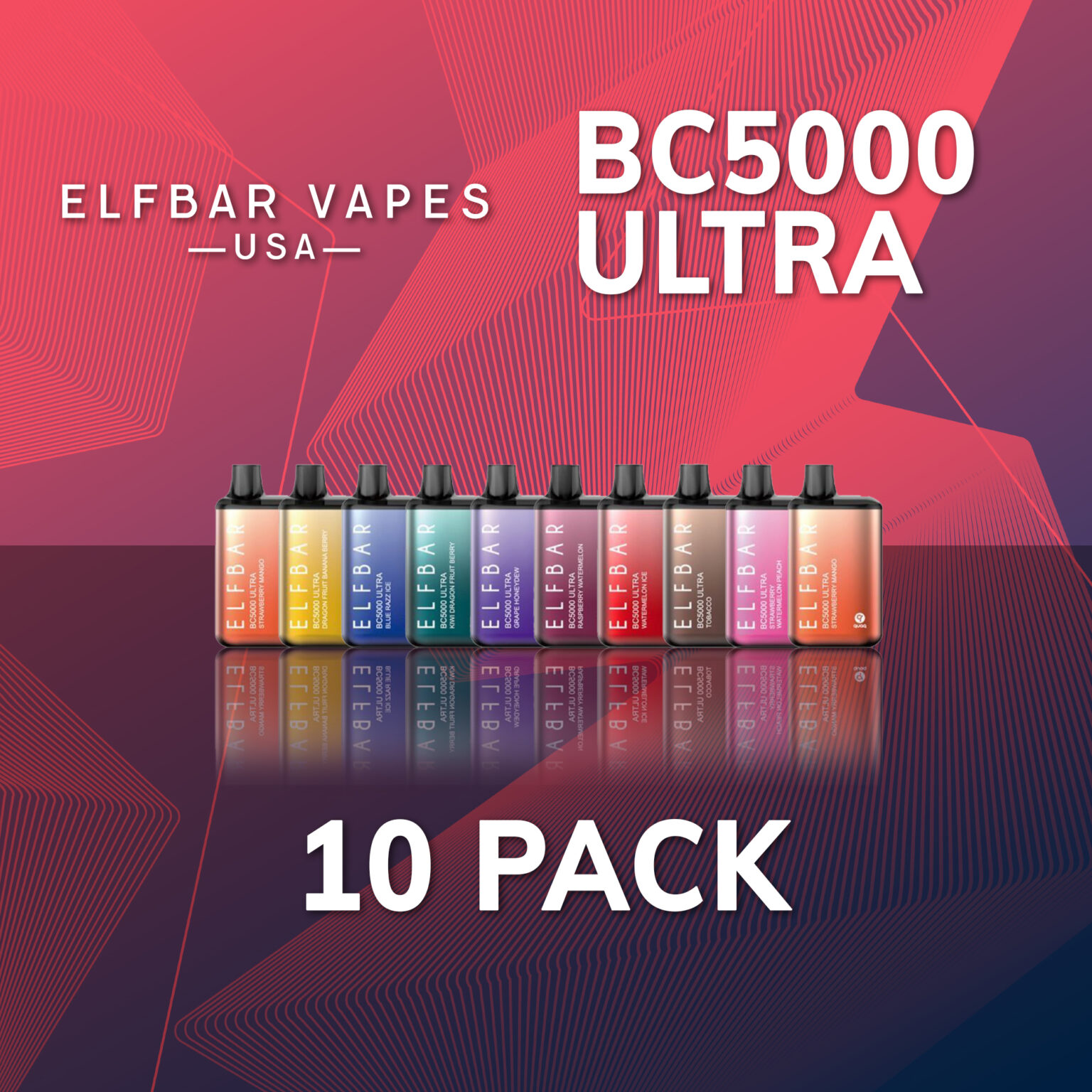 ElfBar BC5000 0% NIC 10 Pack