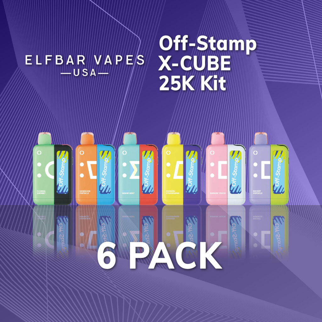 Off Stamp X-Cube 25000 Kit - 6 Pack | Elf Bar Vapes USA