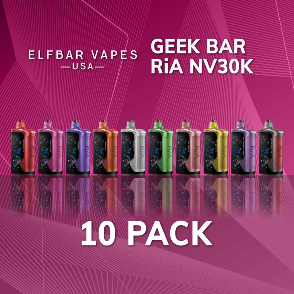 RIA NV30K Disposable Vape - 10 Pack | Elf Bar Vapes USA